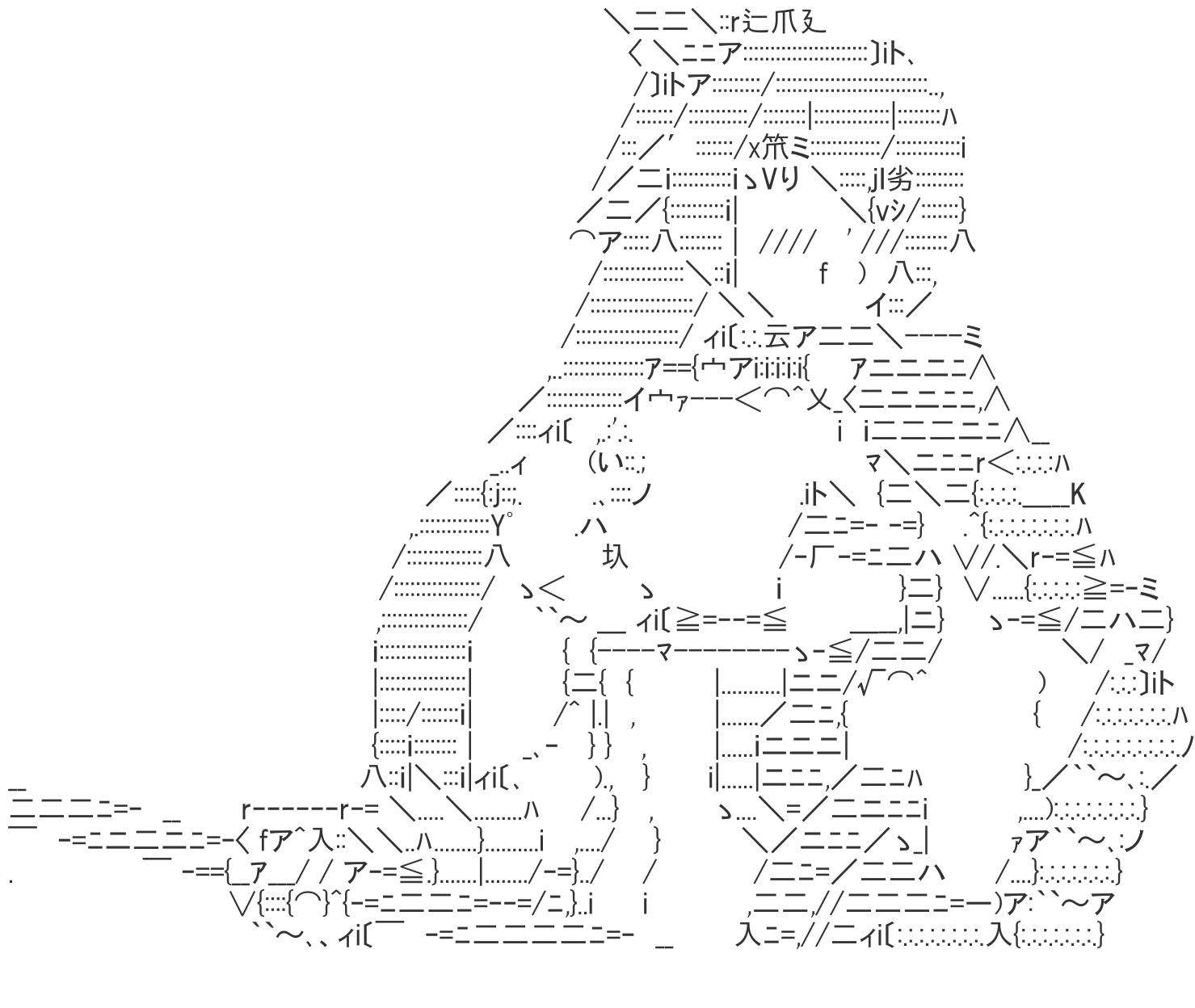 本多・二代03（R18） | AAHub - スマホ対応のアスキーアートビューアー