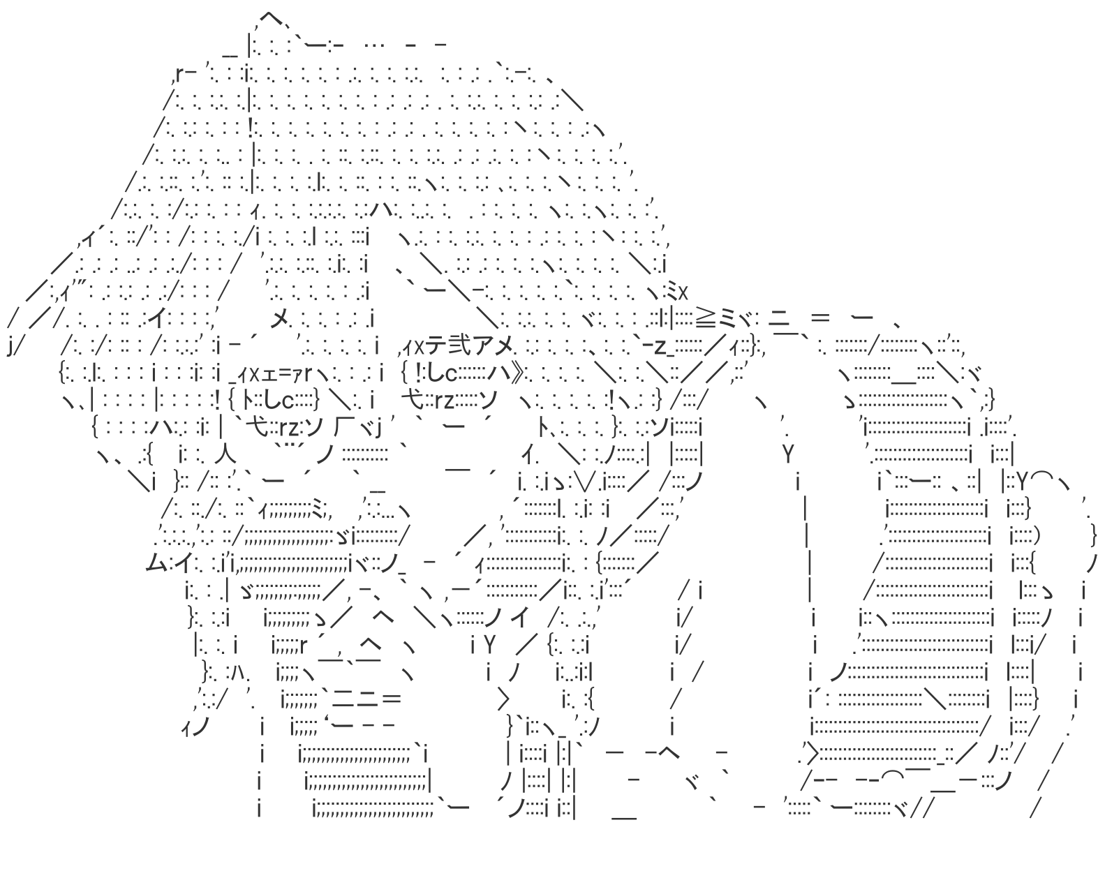 高良みゆき03（R18・その2） | AAHub - スマホ対応のアスキーアートビューアー