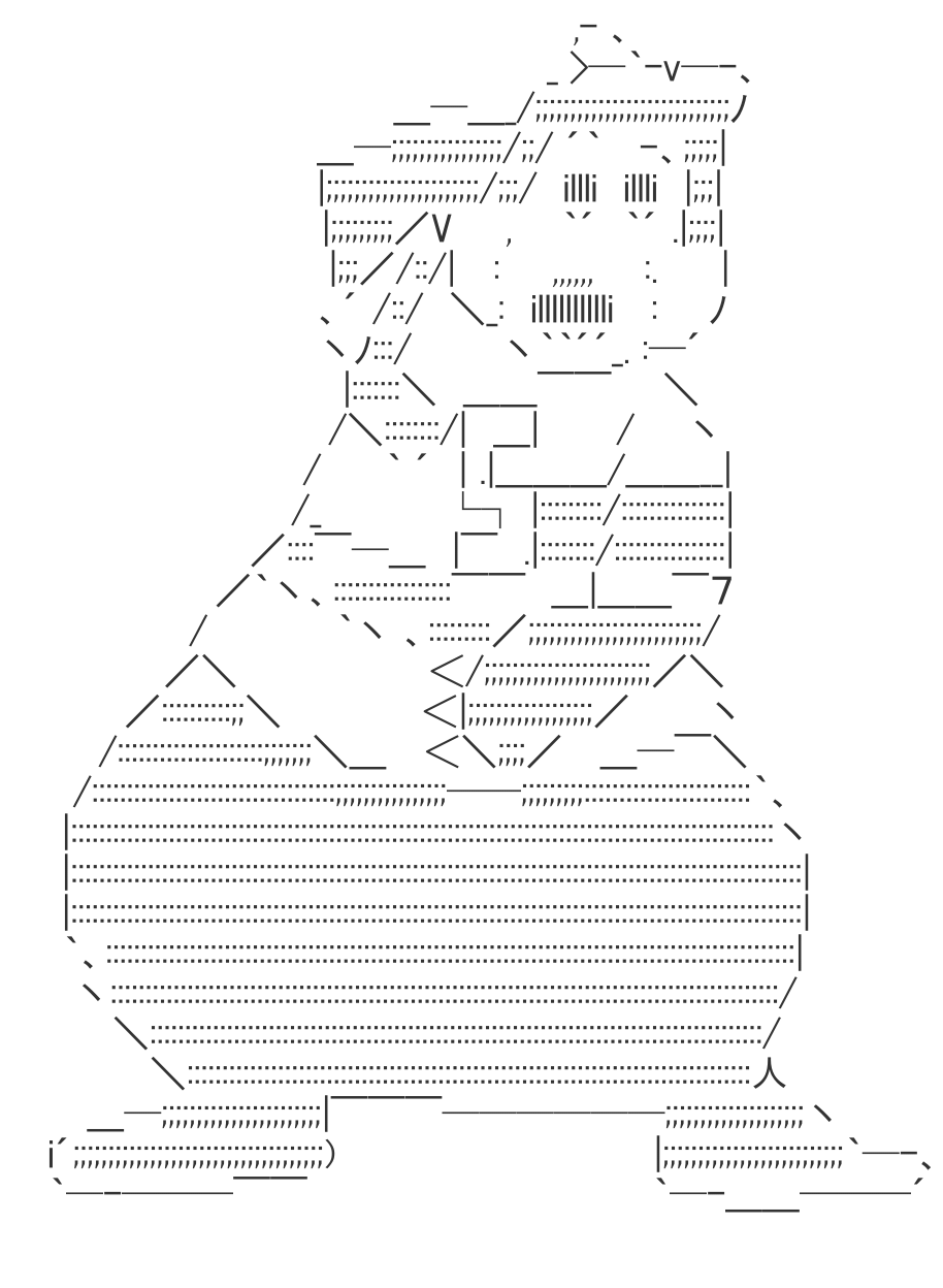 ゴロリとワクワクさん | AAHub - スマホ対応のアスキーアートビューアー