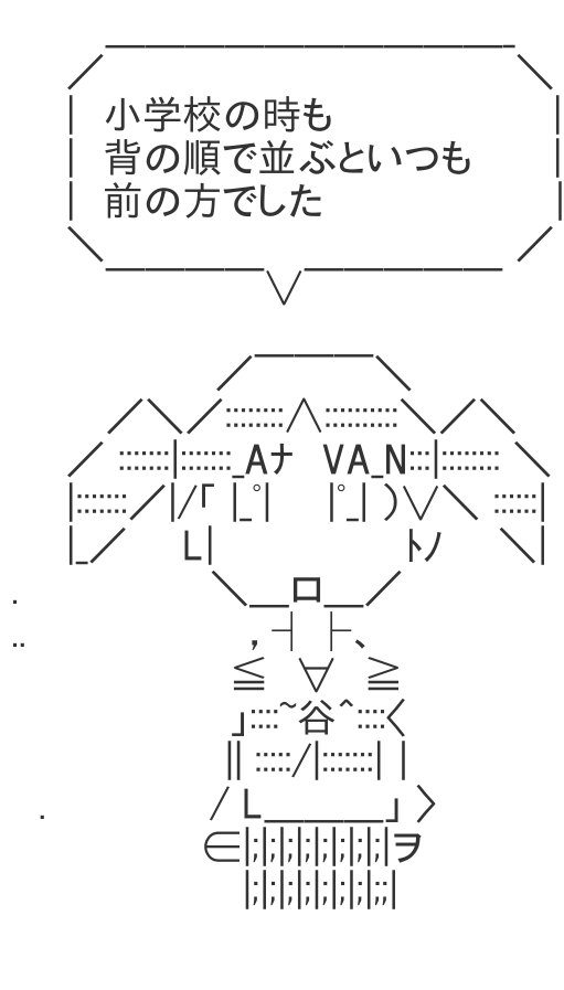 あずまんが大王連作 | AAHub - スマホ対応のアスキーアートビューアー