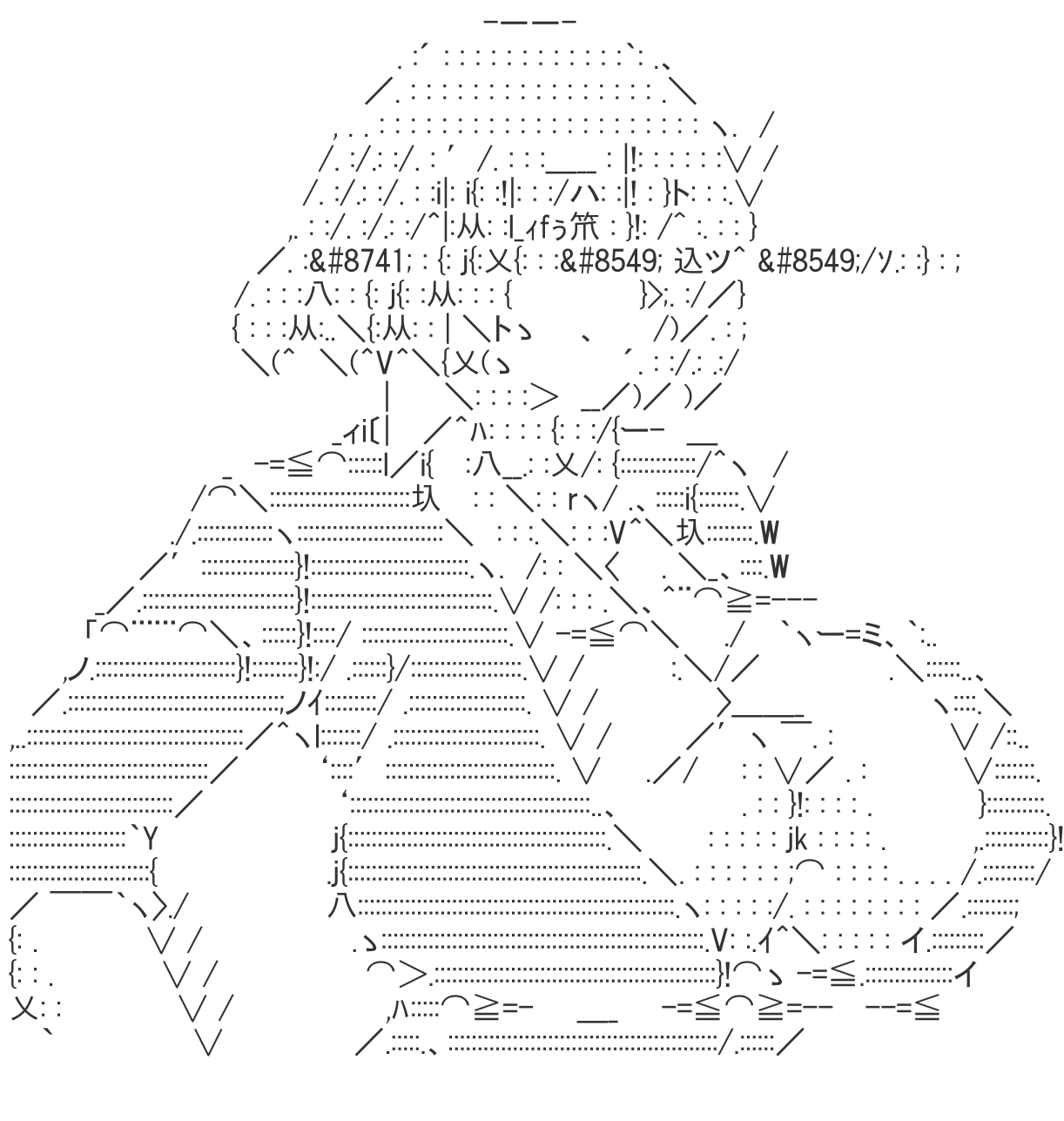 佐々木R18・02（巨乳化・脱衣） | AAHub - スマホ対応のアスキーアートビューアー