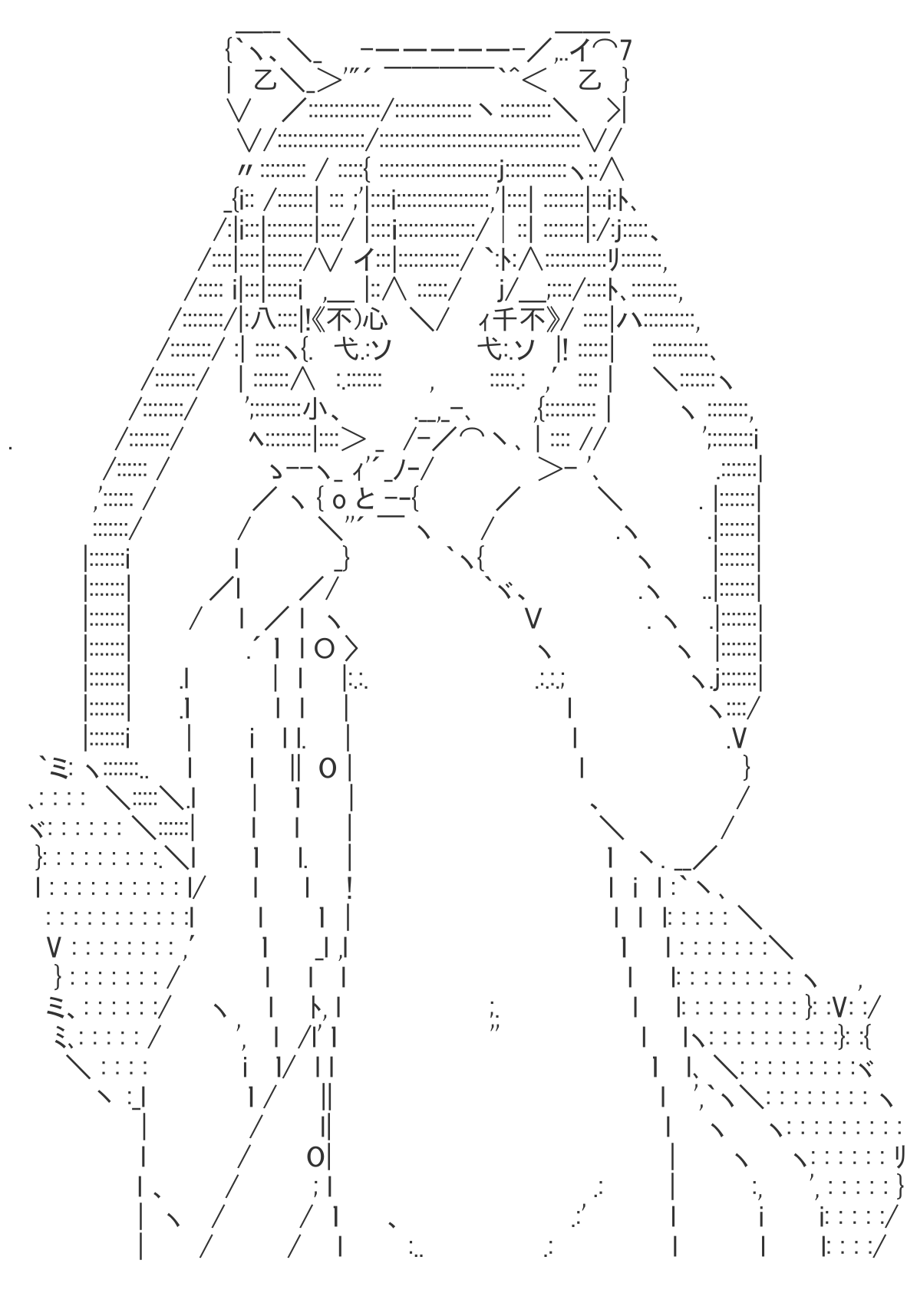 中野梓03（R18） | AAHub - スマホ対応のアスキーアートビューアー