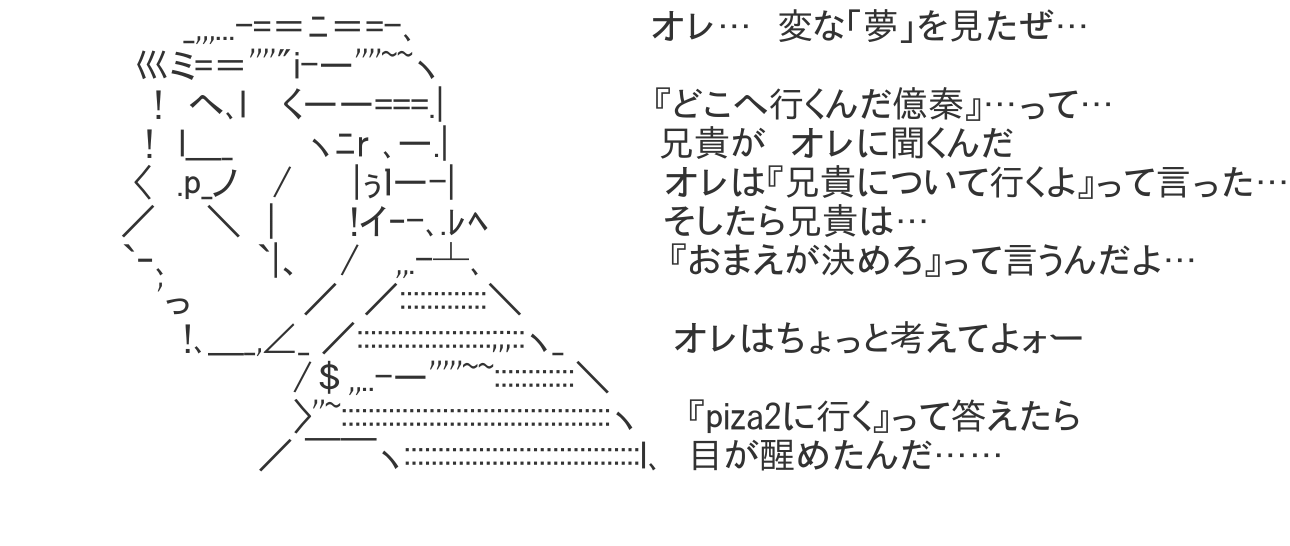 虹村兄弟 | AAHub - スマホ対応のアスキーアートビューアー