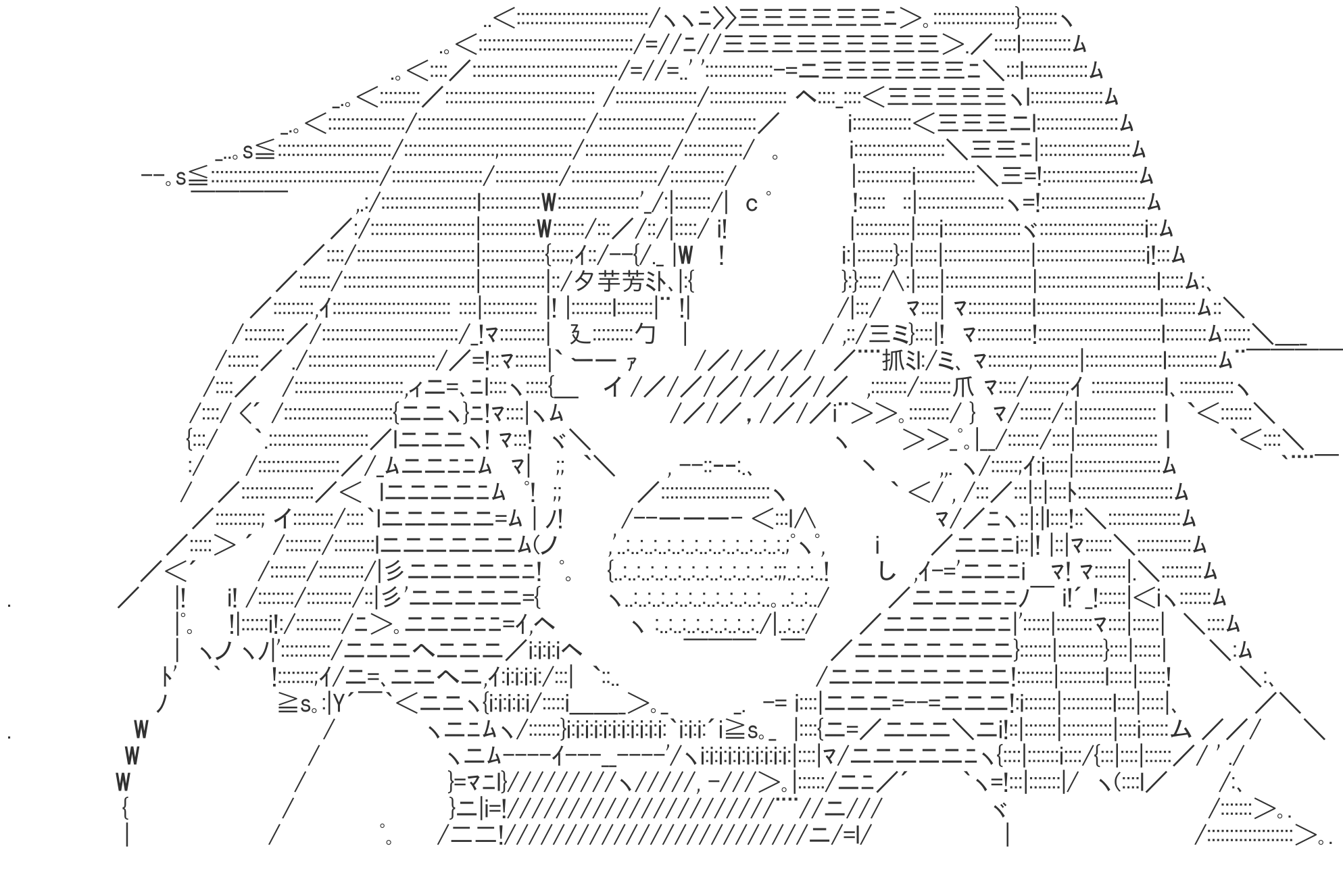 ユウキR18・01（ALO衣装） | AAHub - スマホ対応のアスキーアートビューアー