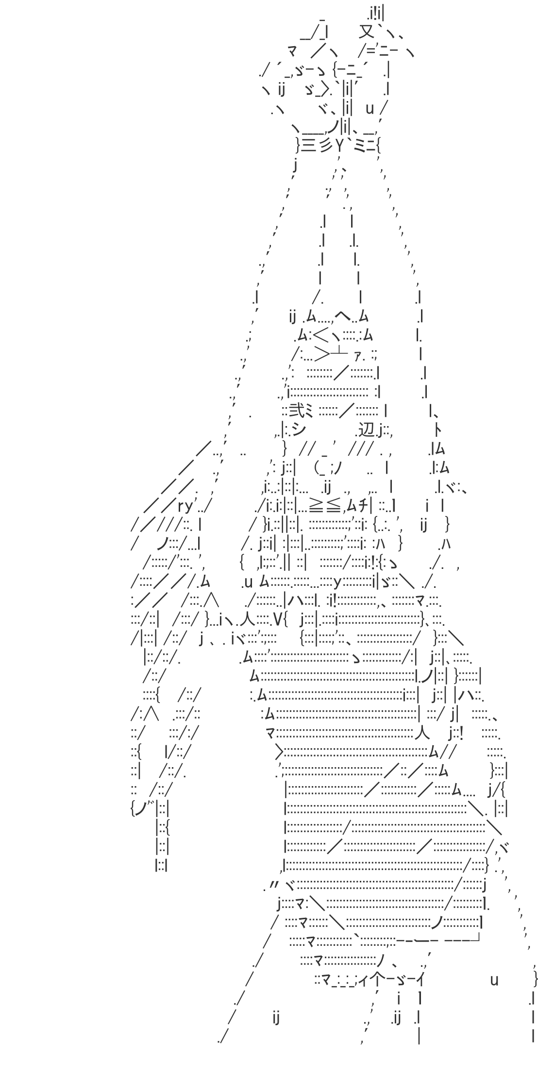 神裂火織R18・03（特殊） | AAHub - スマホ対応のアスキーアートビューアー