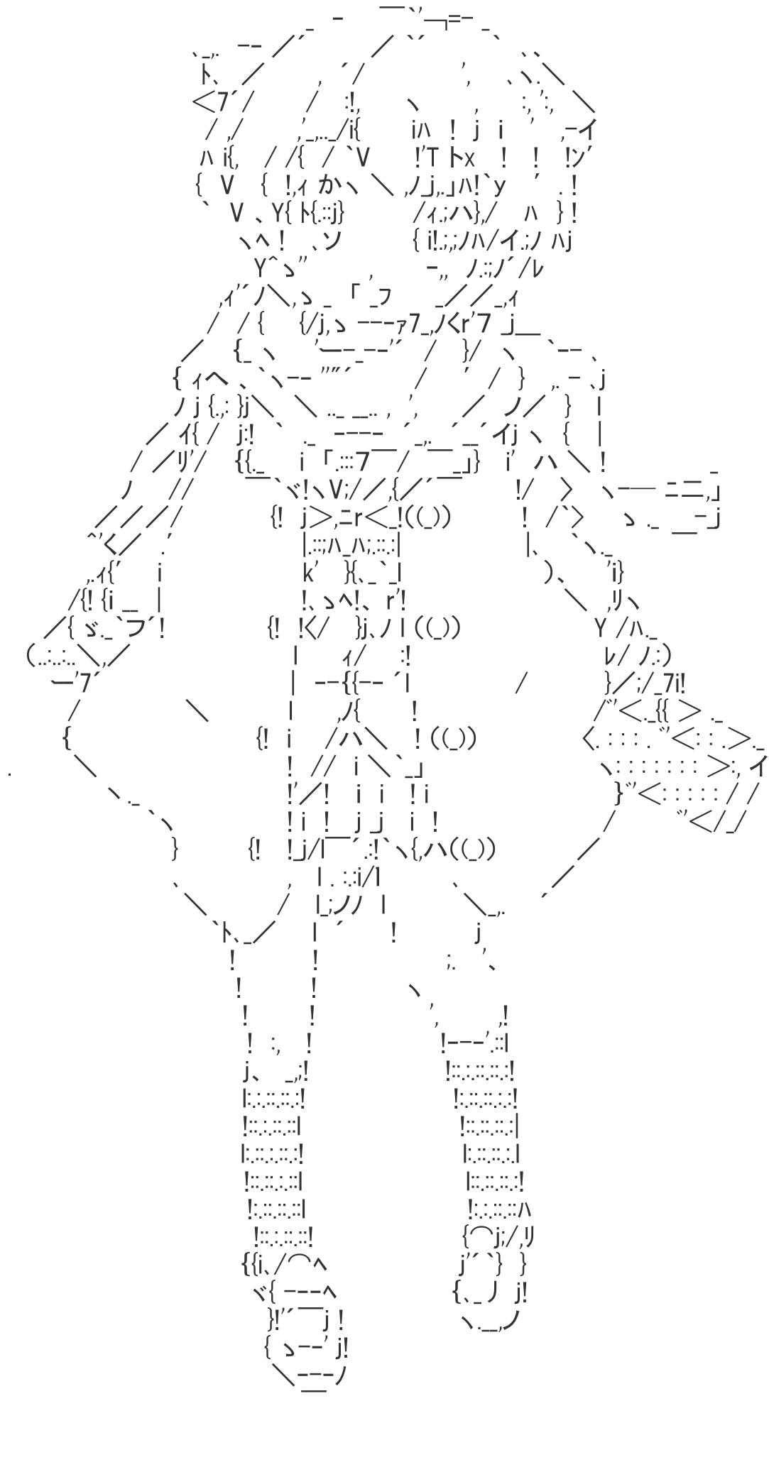 魔法少女いすずさんフルスロットル | AAHub - スマホ対応のアスキーアートビューアー