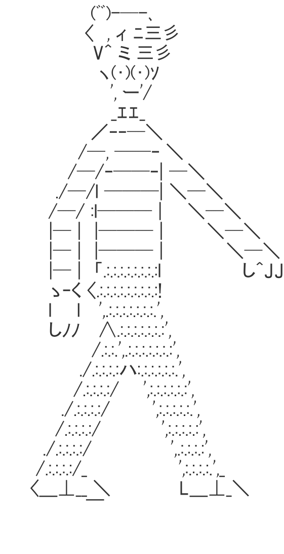 ウォーリーをさがせ！ | AAHub - スマホ対応のアスキーアートビューアー