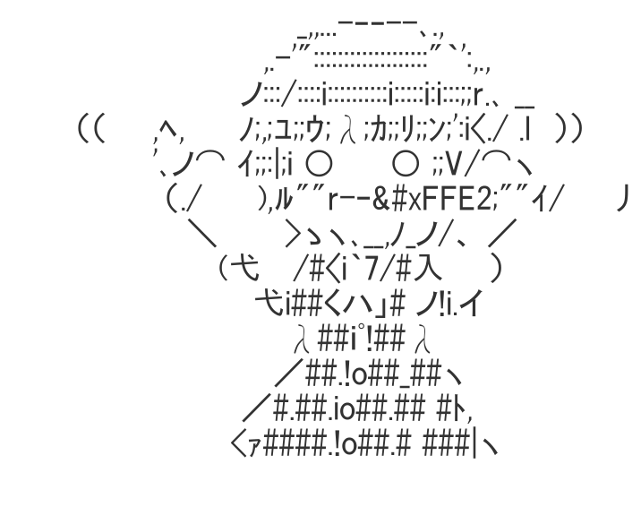 風見幽香01（基本AA左・右・後ろ向き） | AAHub - スマホ対応のアスキーアートビューアー