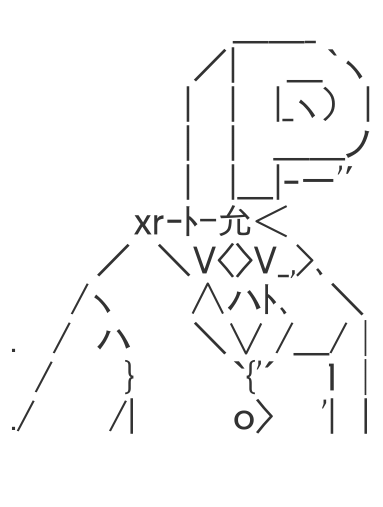 プロデューサー（Pヘッド・765プロ） | AAHub - スマホ対応のアスキーアートビューアー