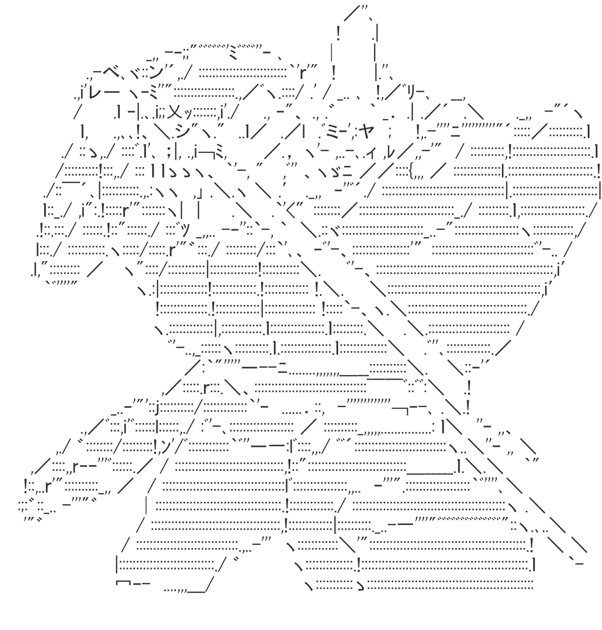 ロボット01（版権） | AAHub - スマホ対応のアスキーアートビューアー