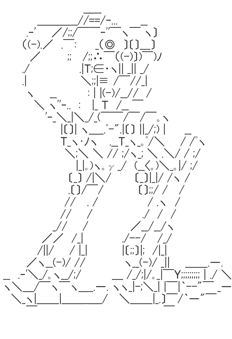 MT、その他（PS，PS2シリーズ） | AAHub - スマホ対応のアスキーアートビューアー