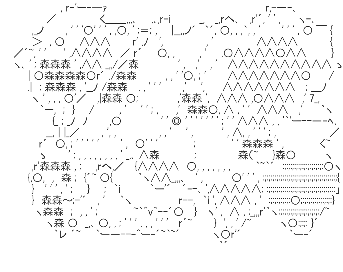 架空世界 | AAHub - スマホ対応のアスキーアートビューアー